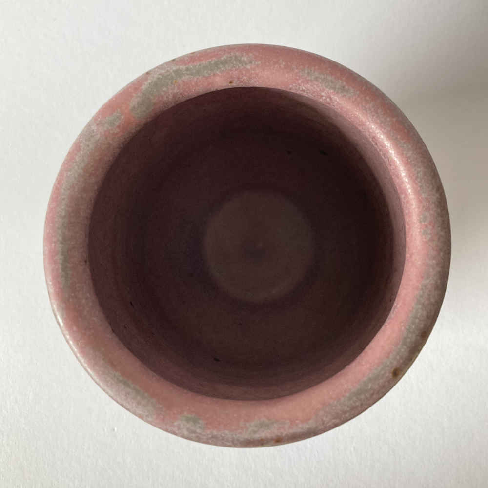 Horst KERSTAN (* 1941, † 2005) - Pink Cup Vase - Studio Pottery