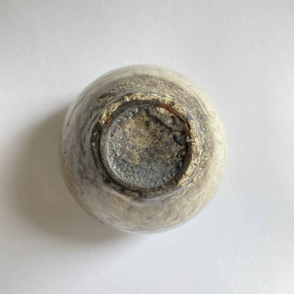 Otto MEIER - [attributed] - White and grey vase - studio pottery