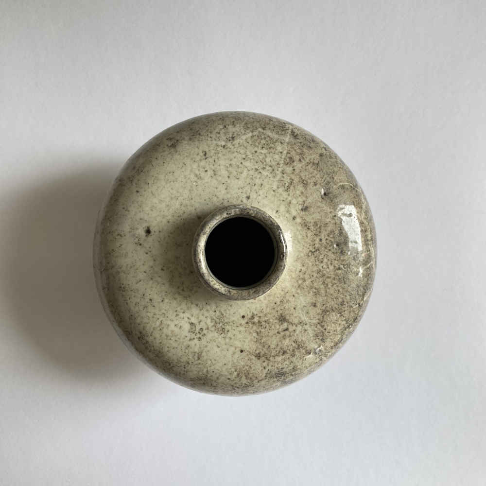 Otto MEIER - [attributed] - White and grey vase - studio pottery