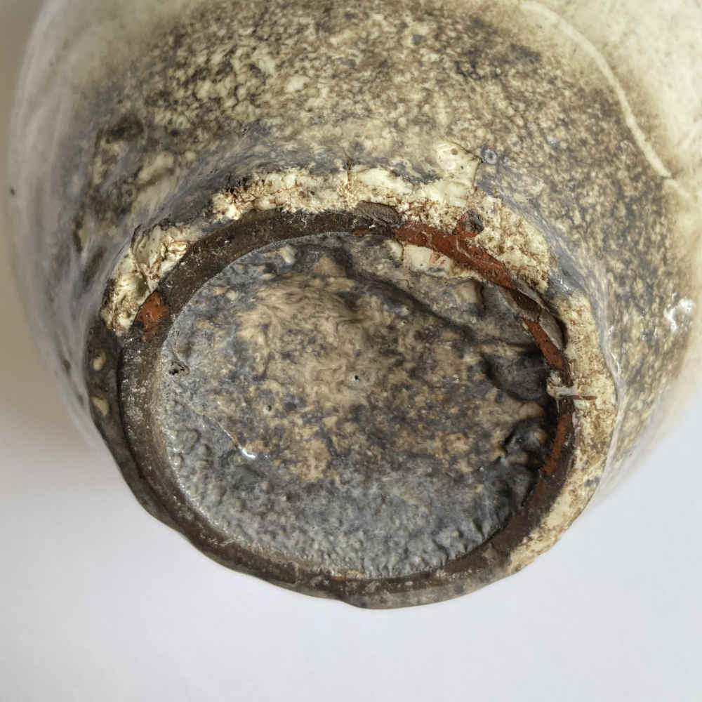 Otto MEIER - [attributed] - White and grey vase - studio pottery