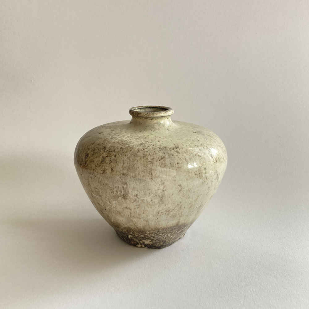 Otto MEIER - [attributed] - White and grey vase - studio pottery
