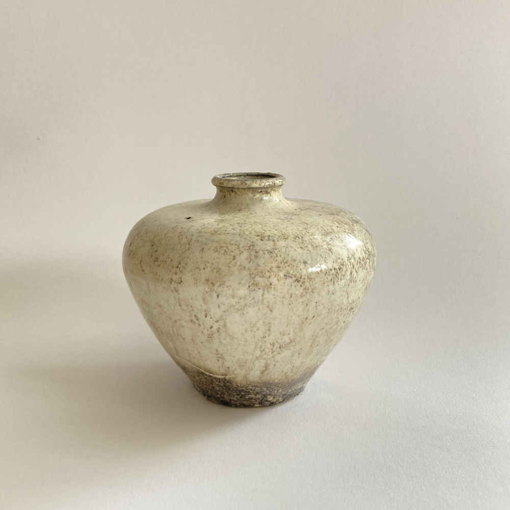 Otto MEIER - [attributed] - White and grey vase - studio pottery